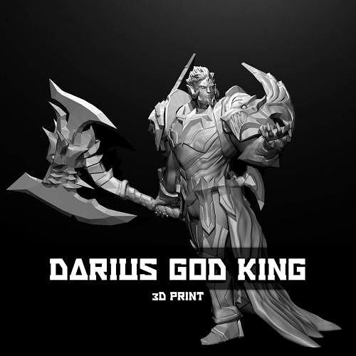 Darius God King 3D print model league of legends | 3D