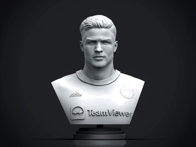 Cristiano Ronaldo 3D Printable Bust | 3D model