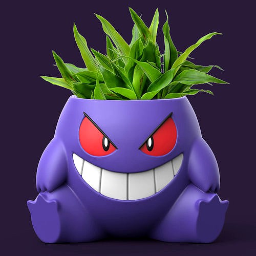 POKEMON - GENGAR PENCIL HOLDER AND PLANTER | 3D model