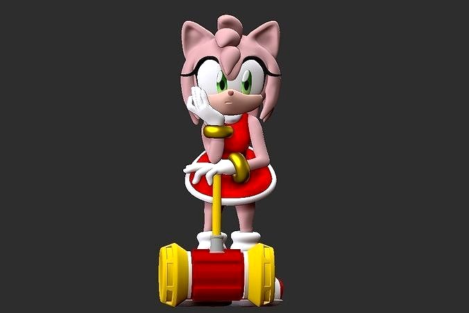 Amy Rose model 3D print | 3D
