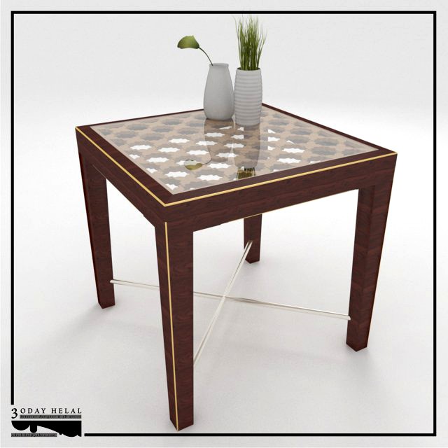 islamic table 3d model