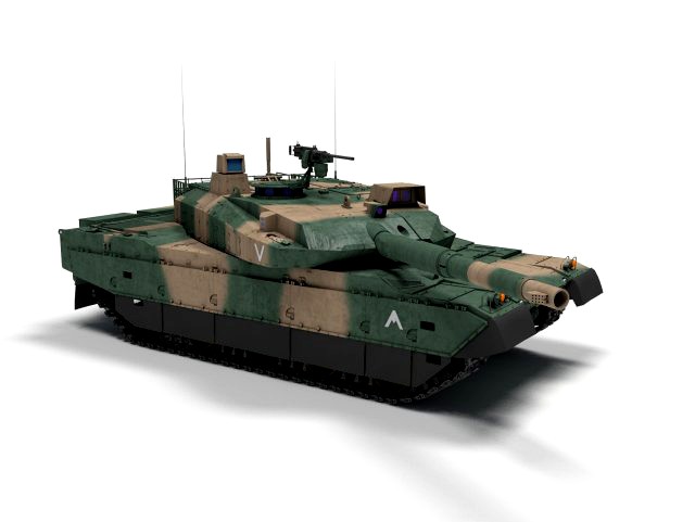 type 10 tank 3d model