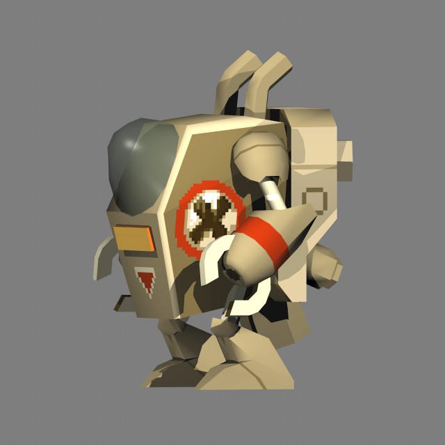 metal slug - lv armor 3d model