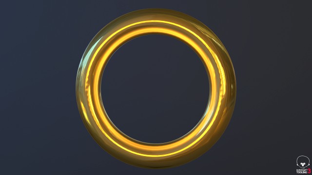 sonic ring 3d model