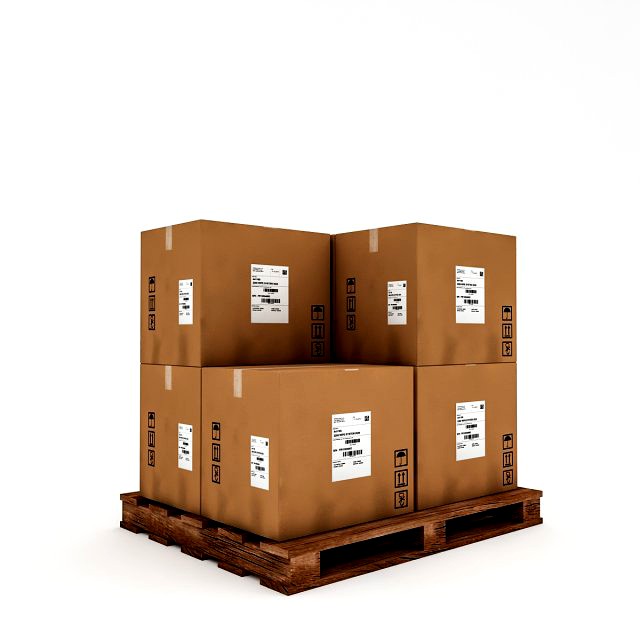 3d warehouse box model