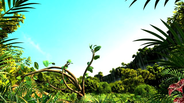 rainforest 3d model