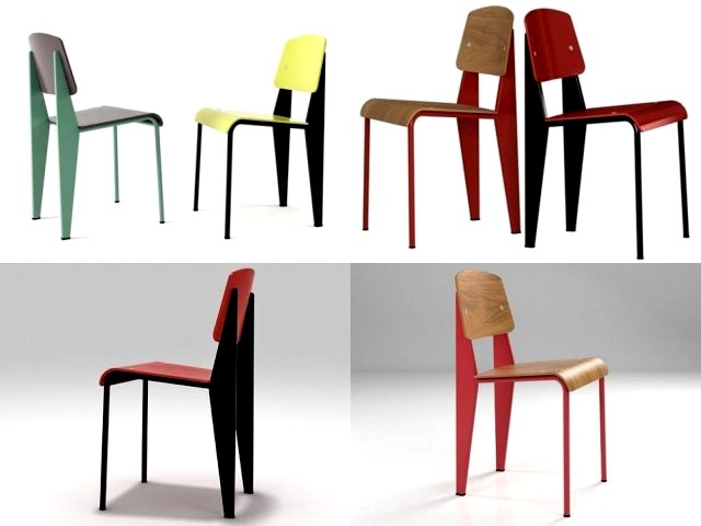standard chair by vitra 3d model