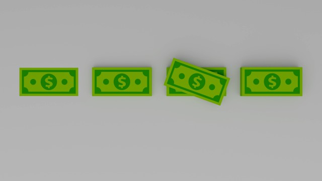 money simple 3d model