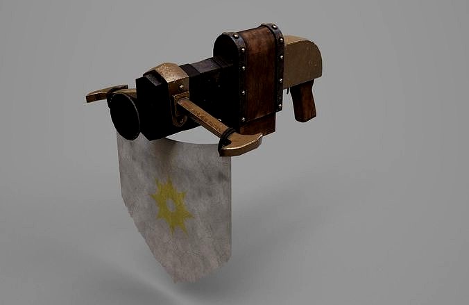 Medieval Fantasy Shotgun 3d model