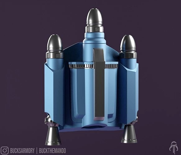 The Mandalorian Death Watch Jetpack 3D Print STL Files | 3D model
