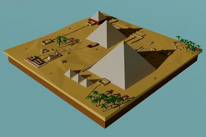 Great Pyramid of Giza 3d model