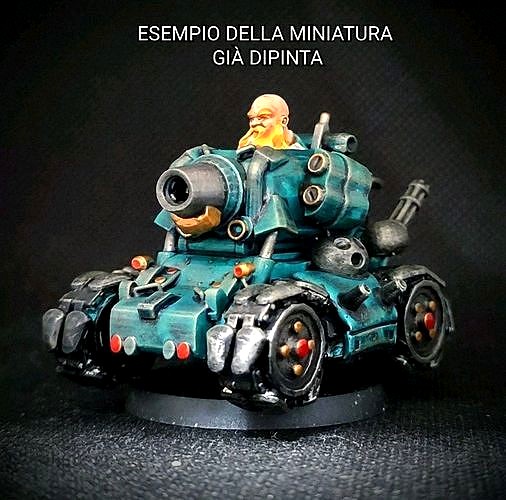 fantasy football blood metal bowl death slug dwarf roller 3d model