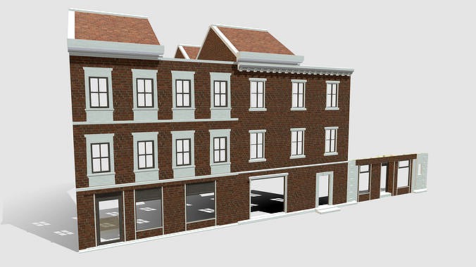 Modular Georgian Walls 3d model