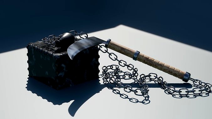 Chain and Sickle 3D Model