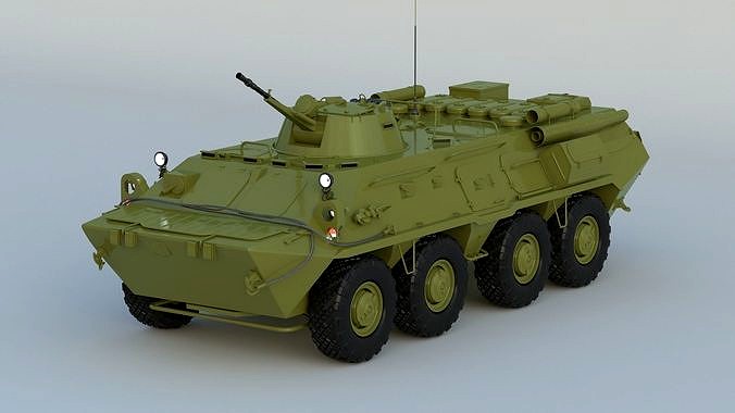 BTR-82A Armoured Personnel Carrier 3d model
