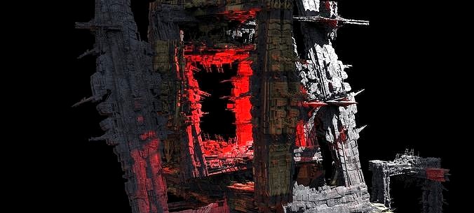 Hellraiser Dimensions Maze temples 3d model