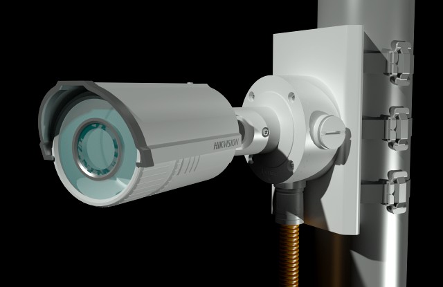 hikvision ds-2cd2642fwd-izs and ds-1260zj 3d model