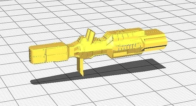 LoGH Insprired FPA Battleship | 3D model
