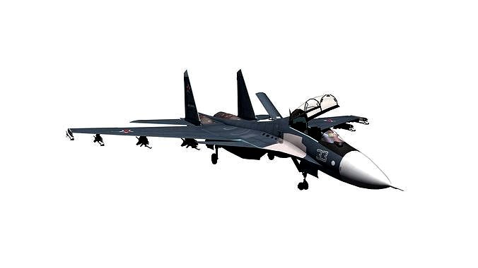 Sukhoi Su-30 3d model