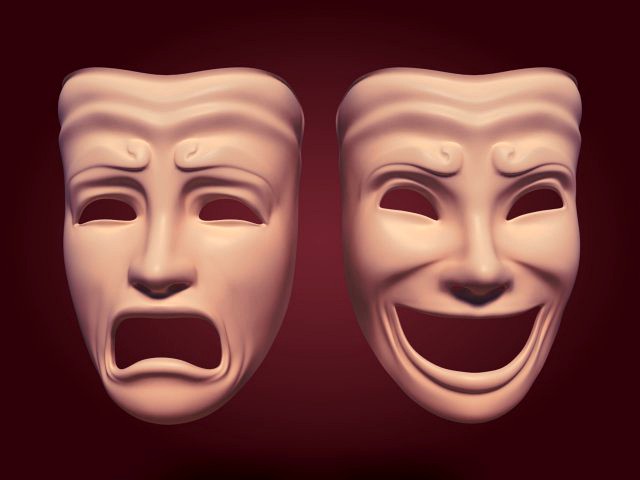 Theater Masks 3d model