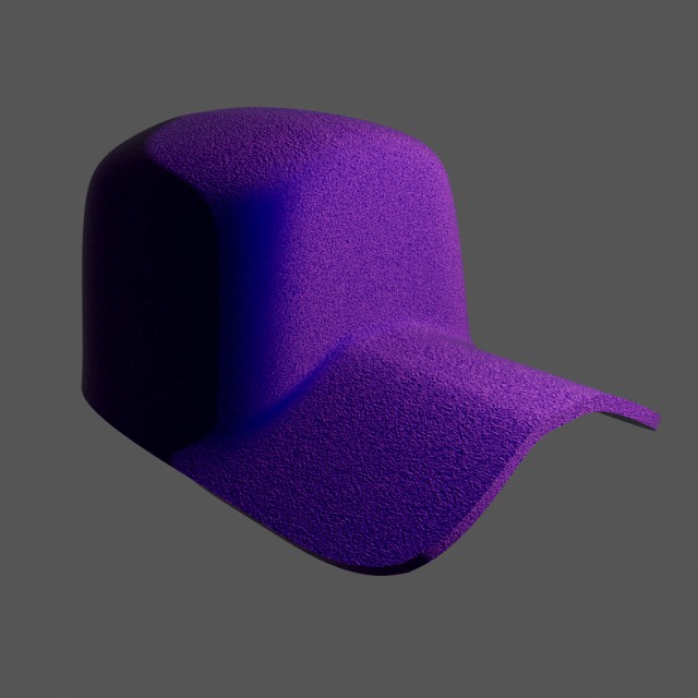 Cap blender 3d model