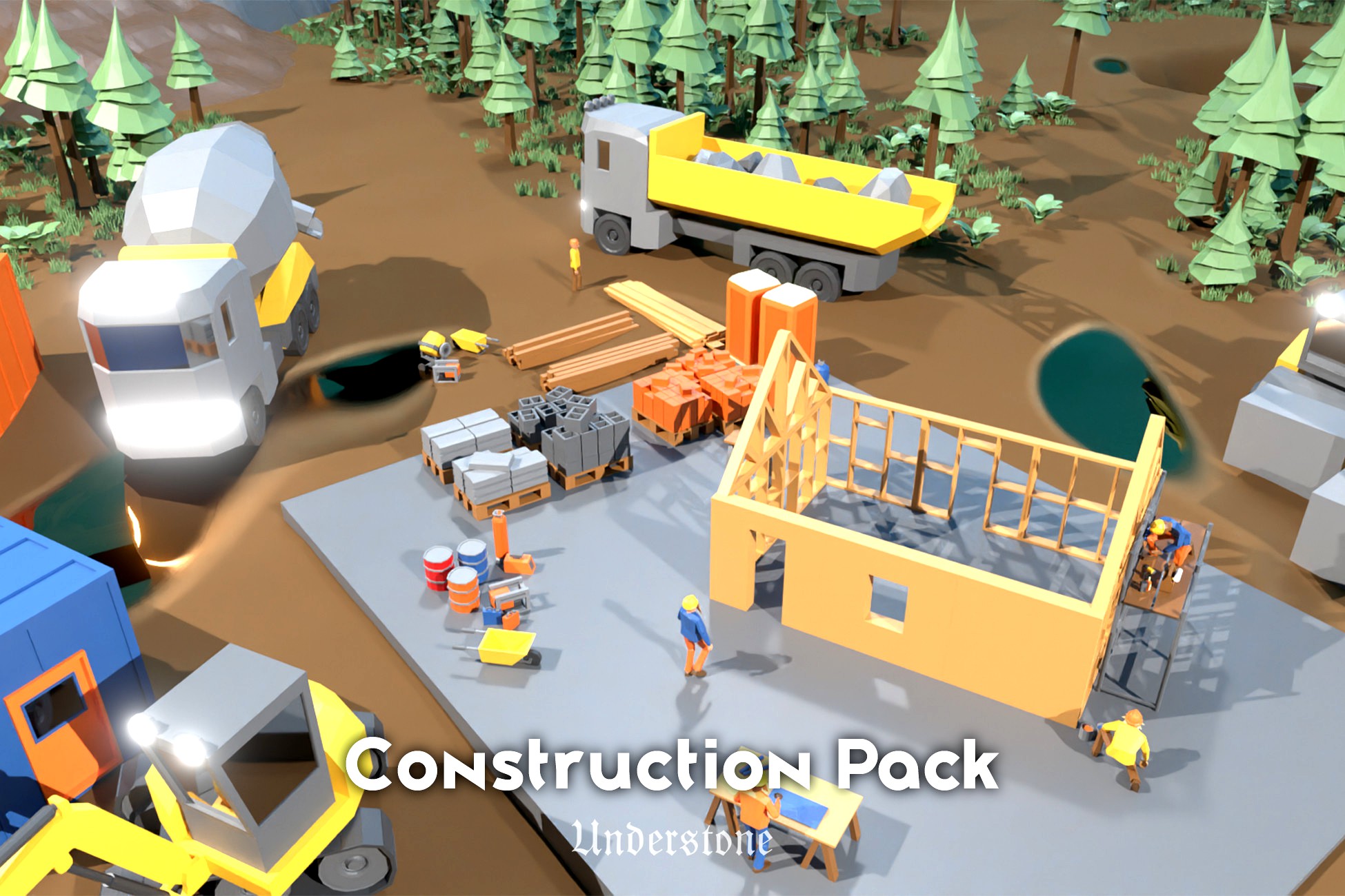 Construction Pack 3d model