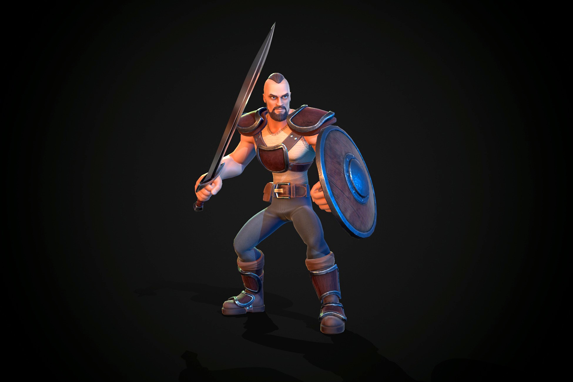 Mighty Warrior 3d model