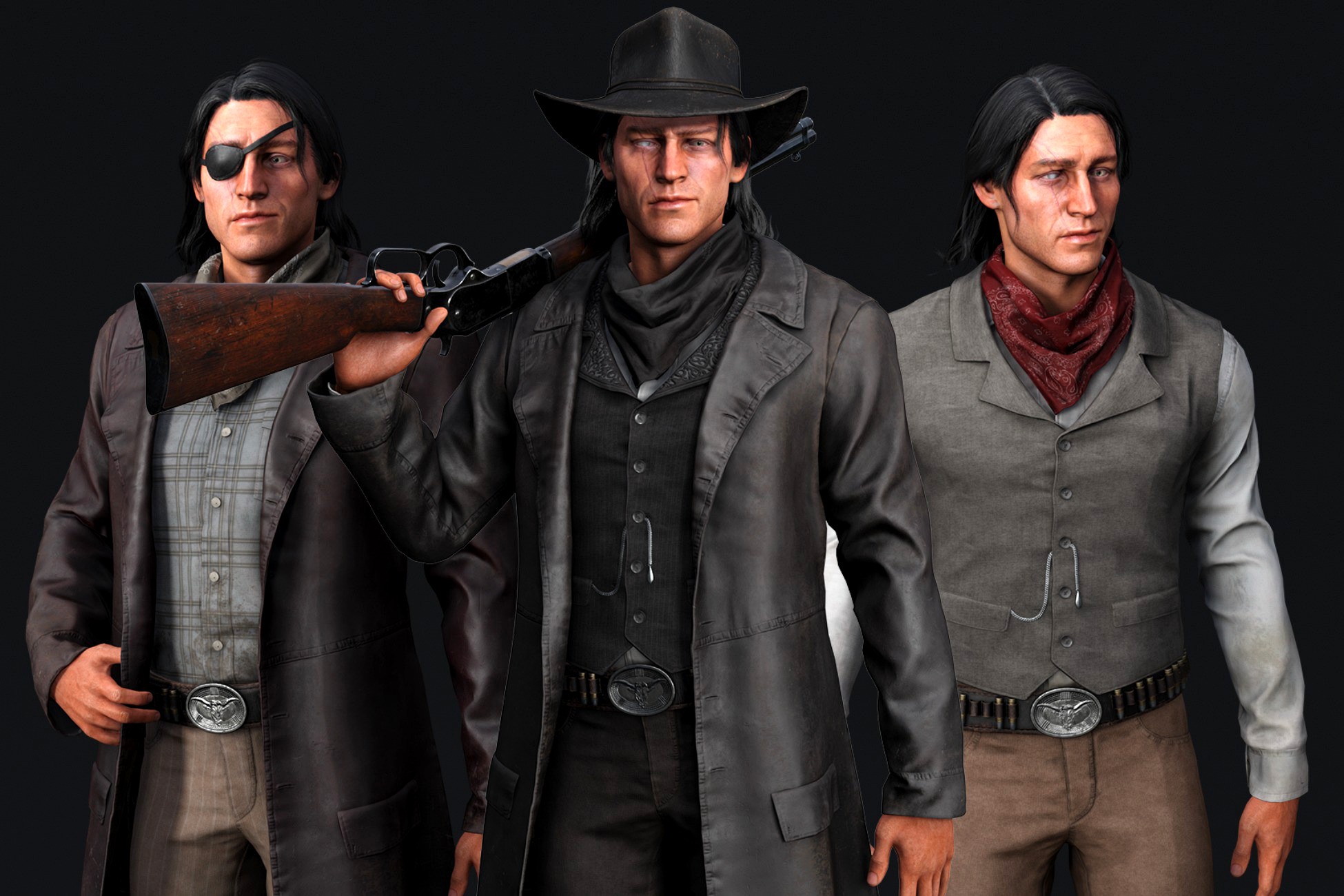 Bandit Western Character - Wild West,Adventure,Survival,Survivor ...
