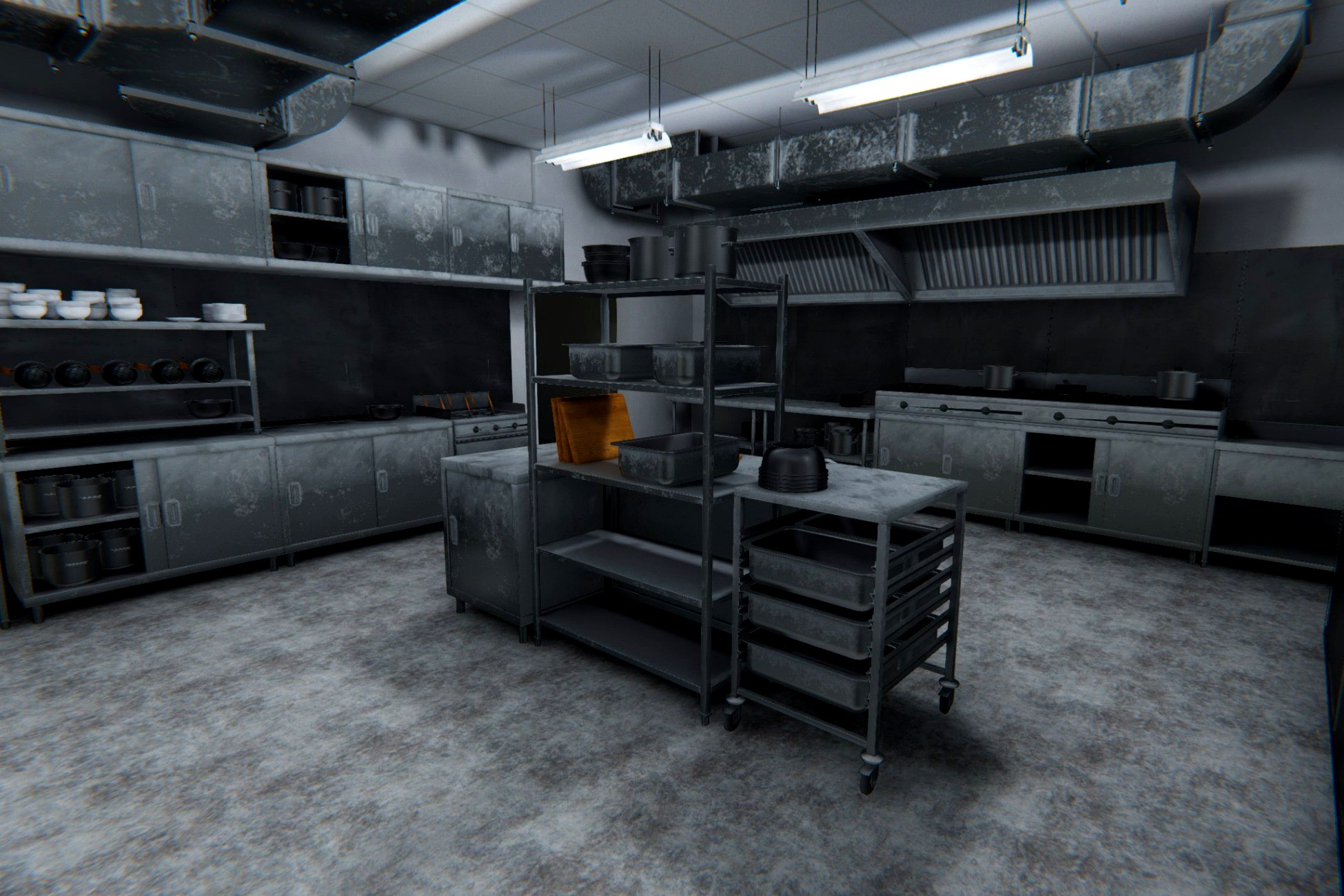 Restaurant Kitchen Asset Pack - 59 Game-Ready Assets 3d model