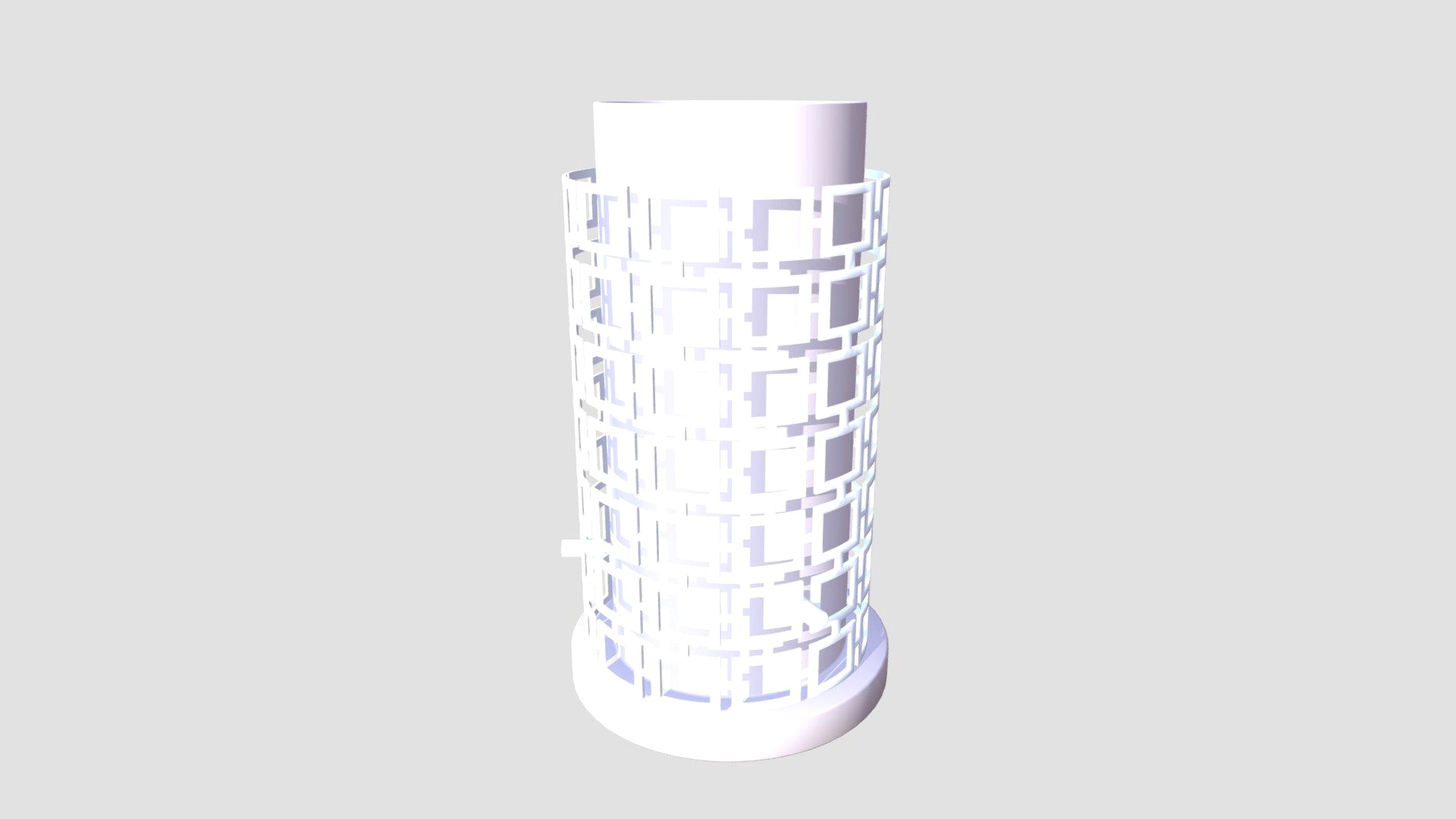 Highly detailed model of lamp 3d