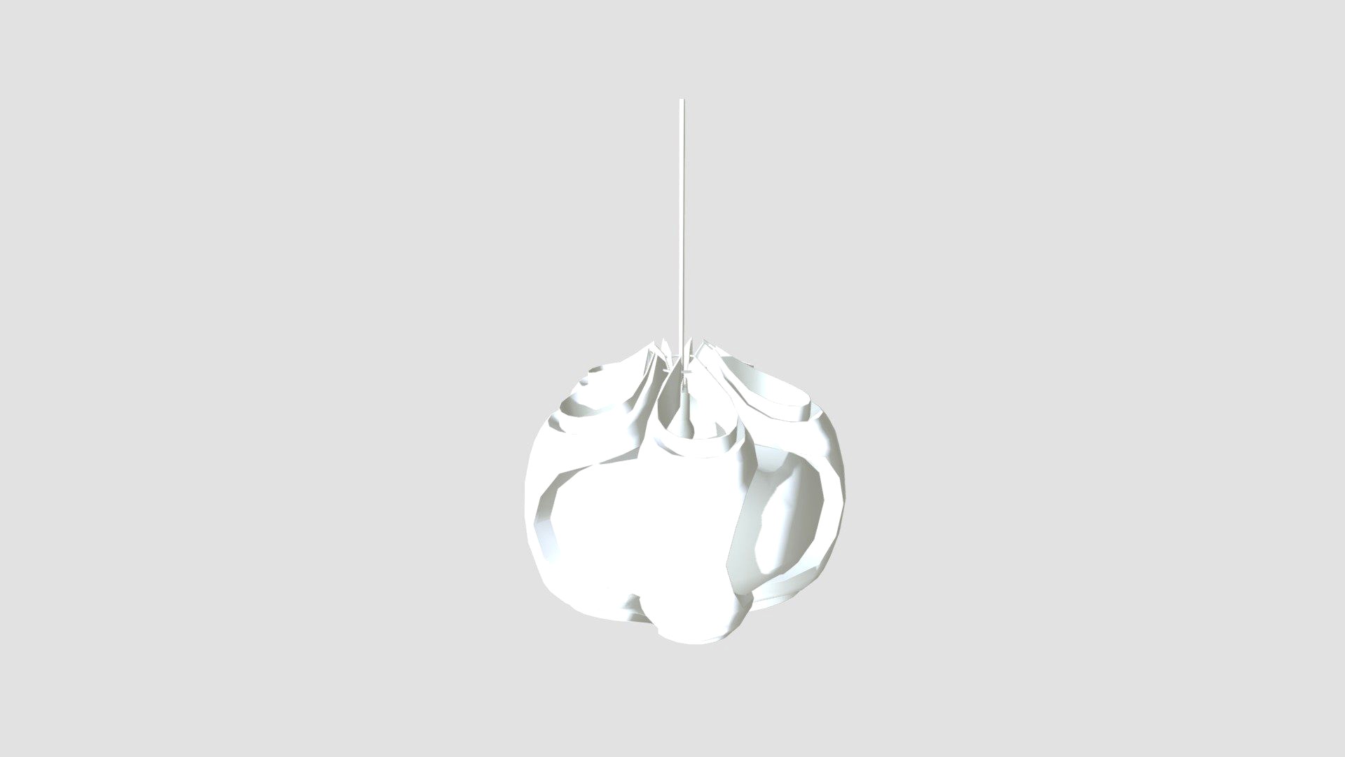 Highly detailed model of lamp 3d