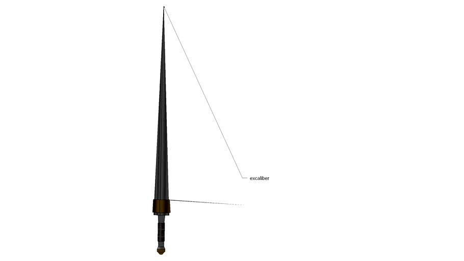 funny sword 3d model