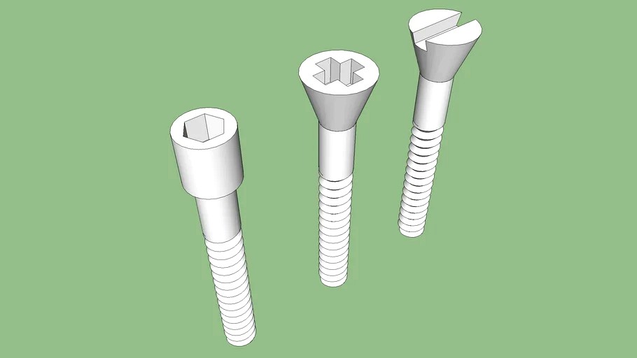 Bolts 3d model