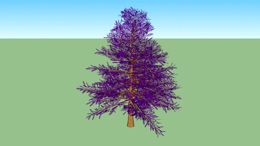 Pine tree three 3d model