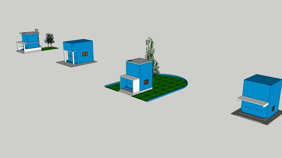 Reverse Osmosis Plants models 3d