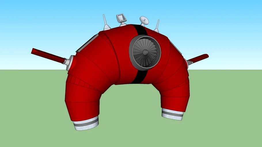 Magnet Ship (aircraft) 3d model