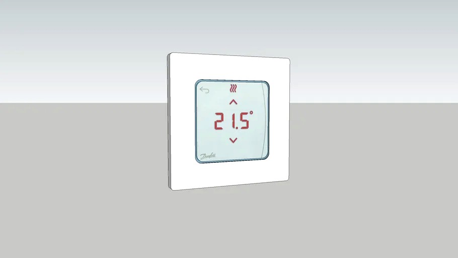 Danfoss Icon – rumtermostat til gulvvarme 3d model
