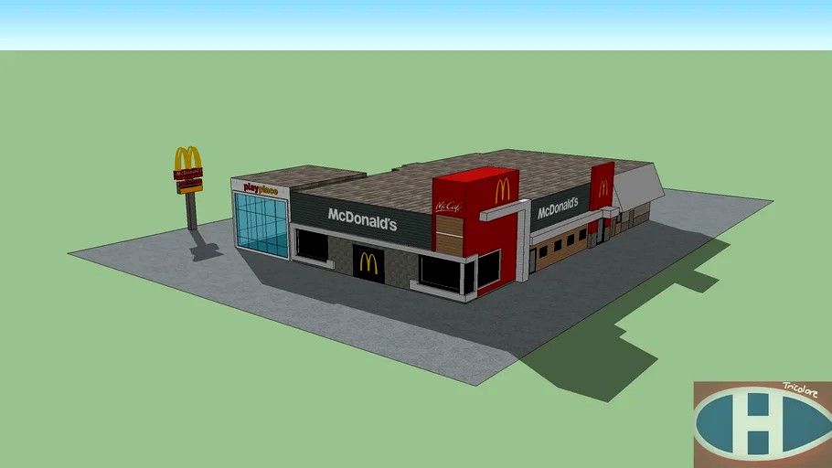 McDonald's Model by Tricolore 3d