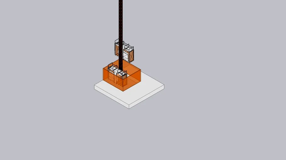 hoist ALIMAK 3d model