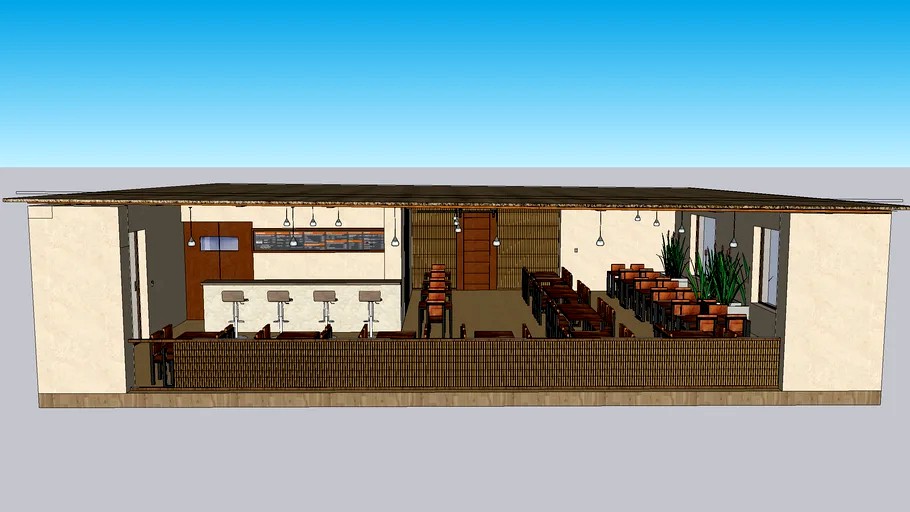 RESTAURANTE RUSTICO EN PIURA 3d model
