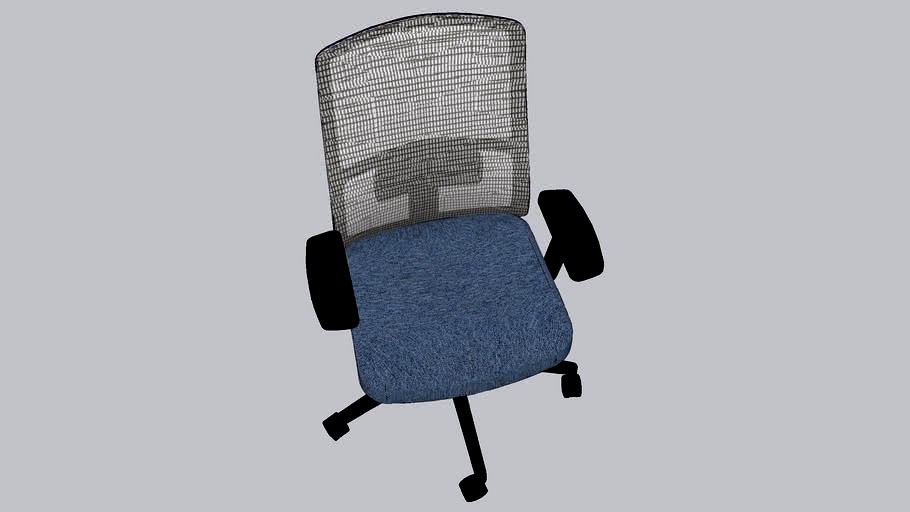 teknion visio work chair 3d model