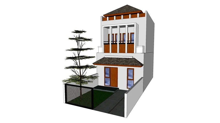 contoh desain 3d model