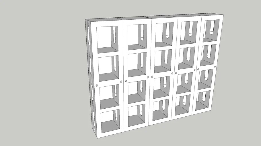 PERI- DUO-Multi Panel DMP 600 (H) x 750 (L) x 100 (W) 3d model