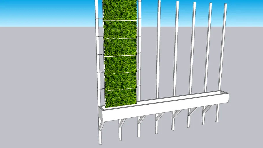 Aufbau Niehler Freiheit + Moos 3d model