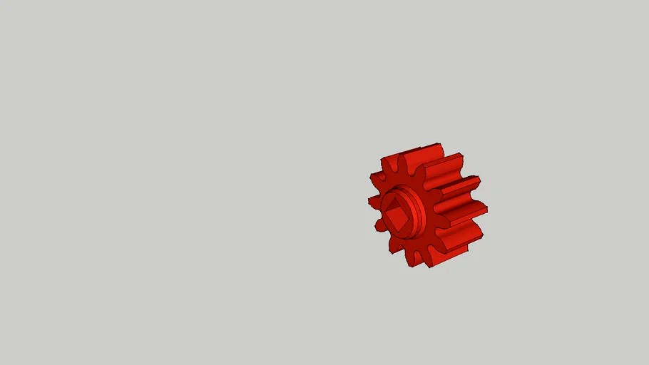 VEX 12 Tooth Gear 3d model