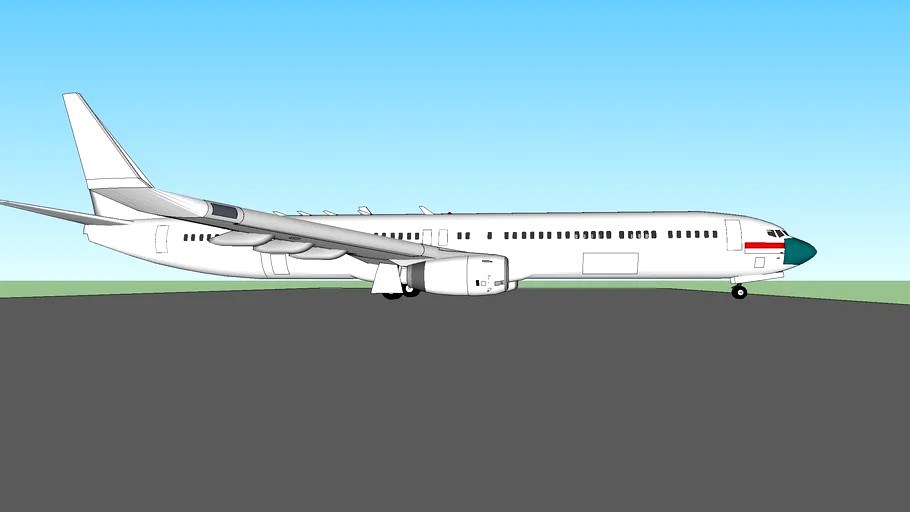 Nabhan Ghanni Aeronautical Boeing 7N7 3d model