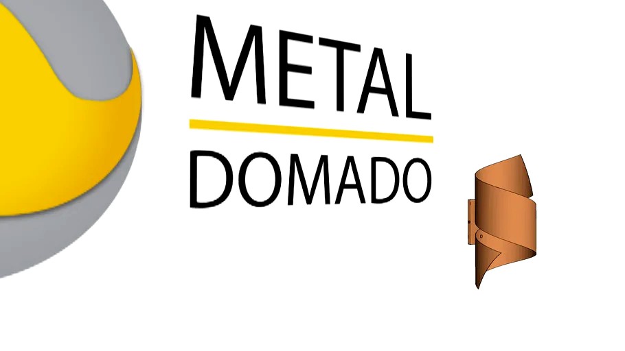 Arandela Metaldomado Wave 3d model
