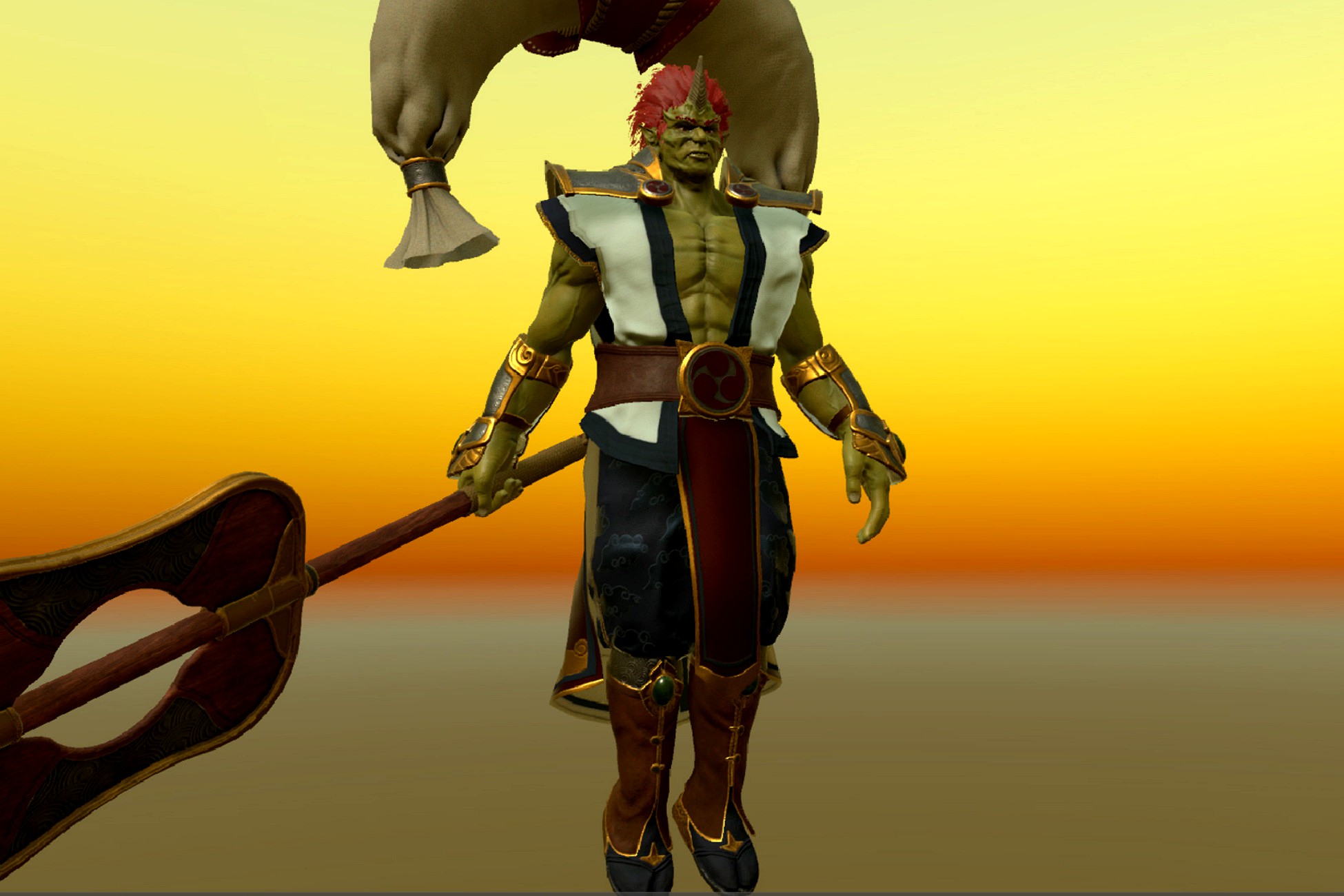 Fujin God of Wind 3d model