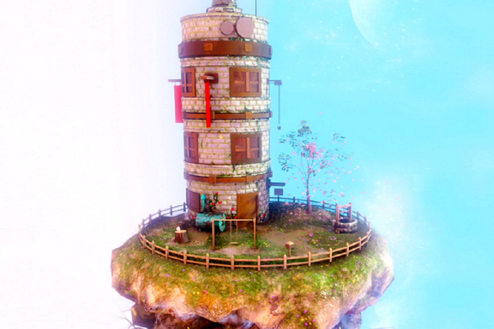 3D Floating Island model