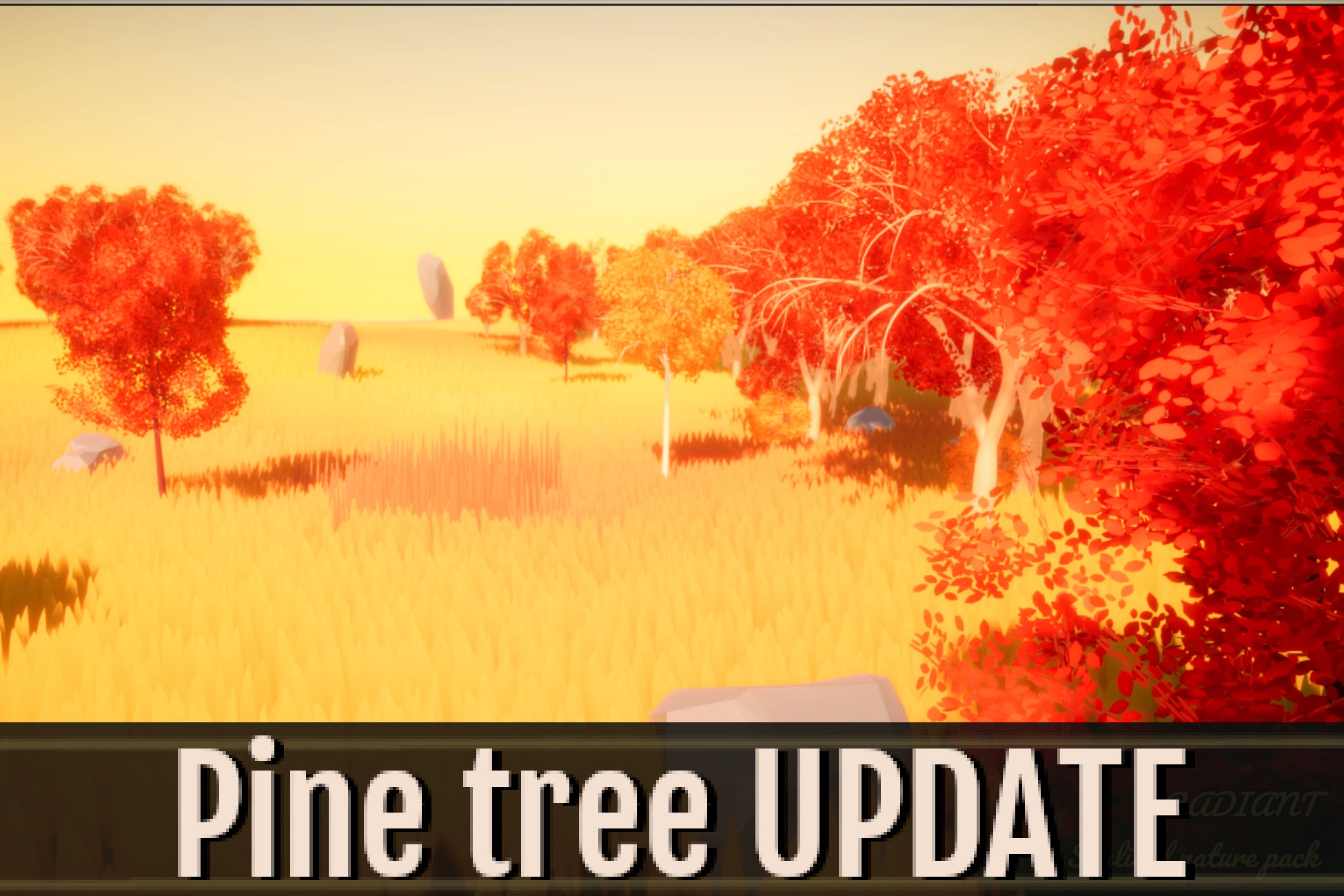 RADIANT - Stylized nature pack 3d model